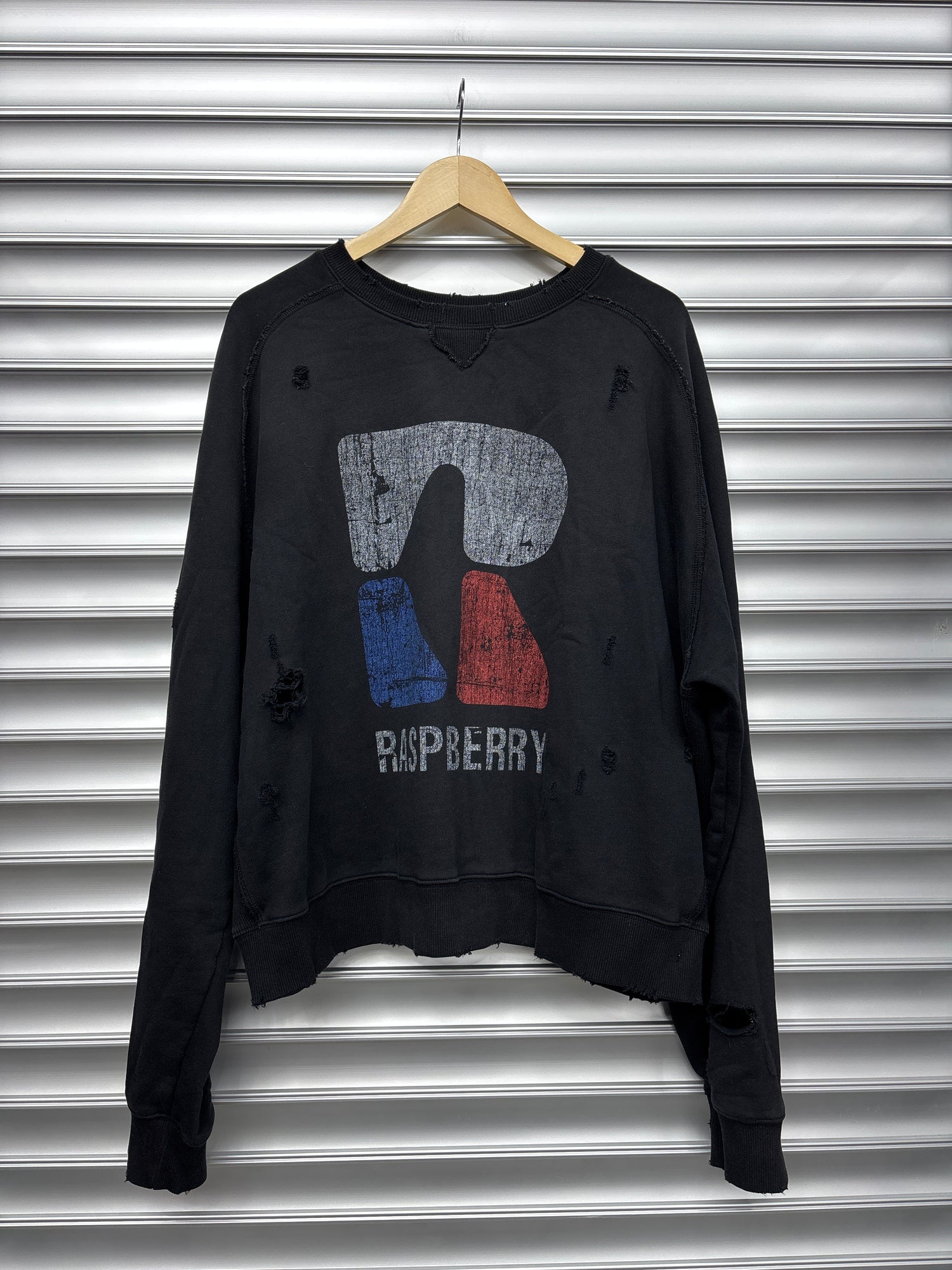 Raspberry R Logo Sweater - L – High Stakes Atlanta